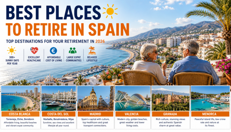 Best Places to Retire in Spain: 2026 Guide for Americans