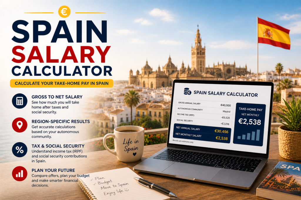 Spain Salary Calculator: Gross to Net, Tax & Take-Home Pay